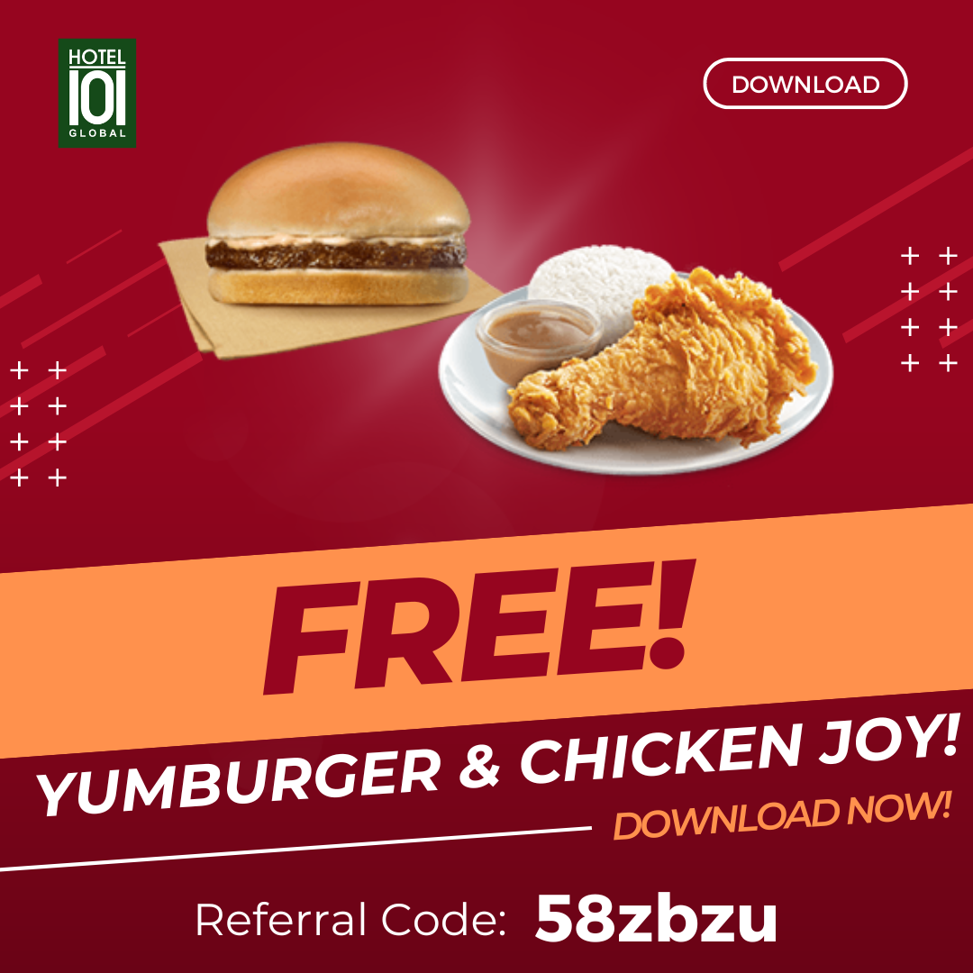 Promo FREE JOLLIBEE YUMBURGER CHICKENJOY 